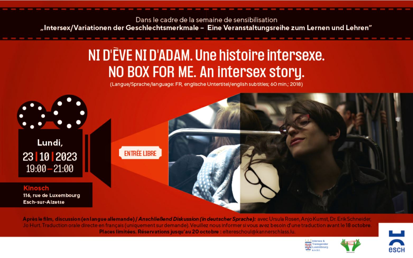 Semaine de sensibilisation Intersex/Variationen der Geschlechtsmerkmale ...